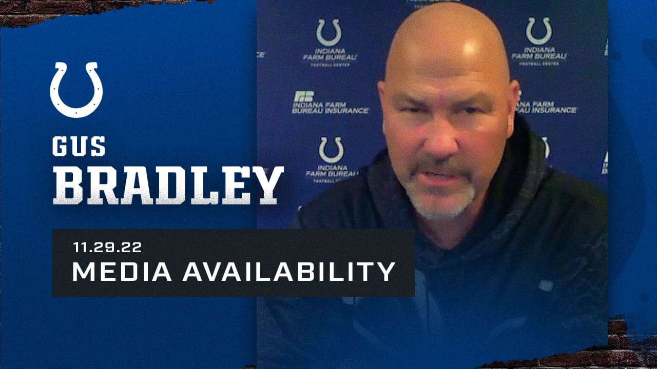 DC Gus Bradley: Colts at Cowboys, Week 13
