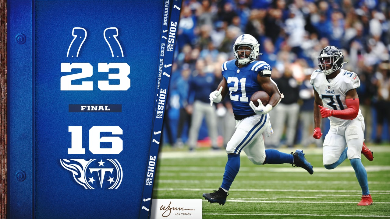 Colts end seven-game home losing streak with 23-16 win over Tennessee Titans