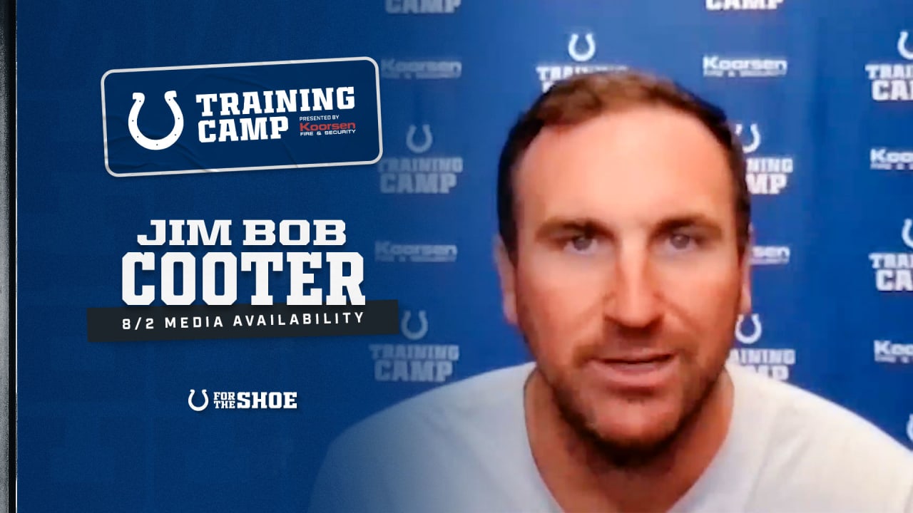 Jim Bob Cooter: Training camp media availability, August 2