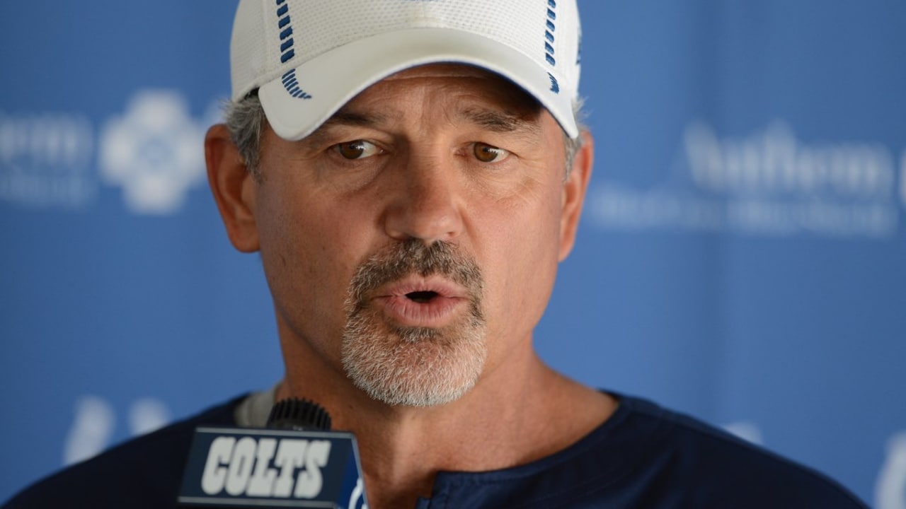 2013 Training Camp - Day 7 - Pagano Press Conference