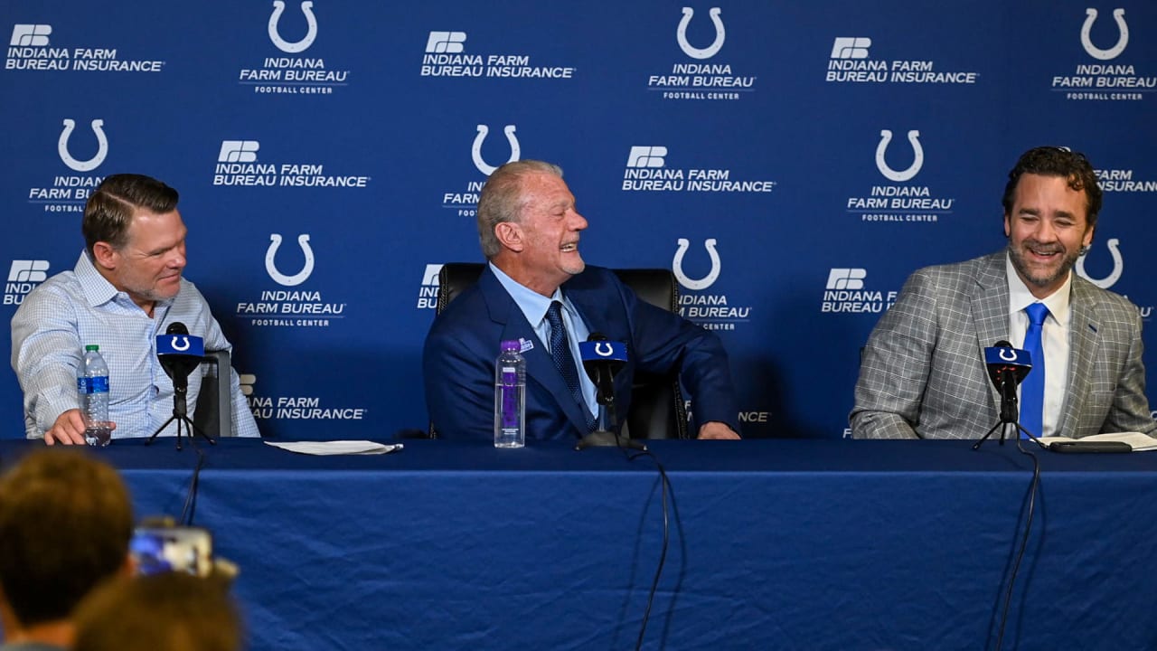 Jeff Saturday Introduced as Colts Interim Head Coach