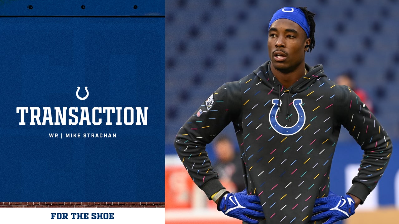 Colts Remove WR Mike Strachan From Physically Unable to Perform List