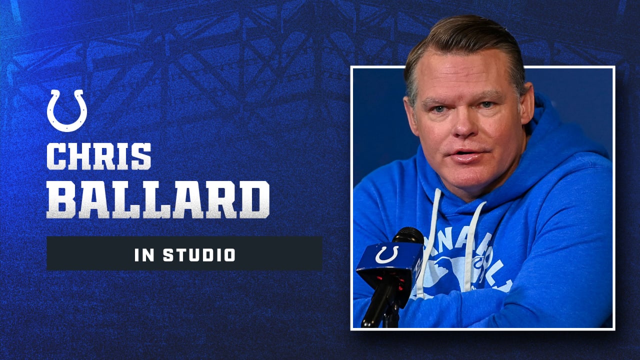 General manager Chris Ballard In Studio: 2023 NFL Draft