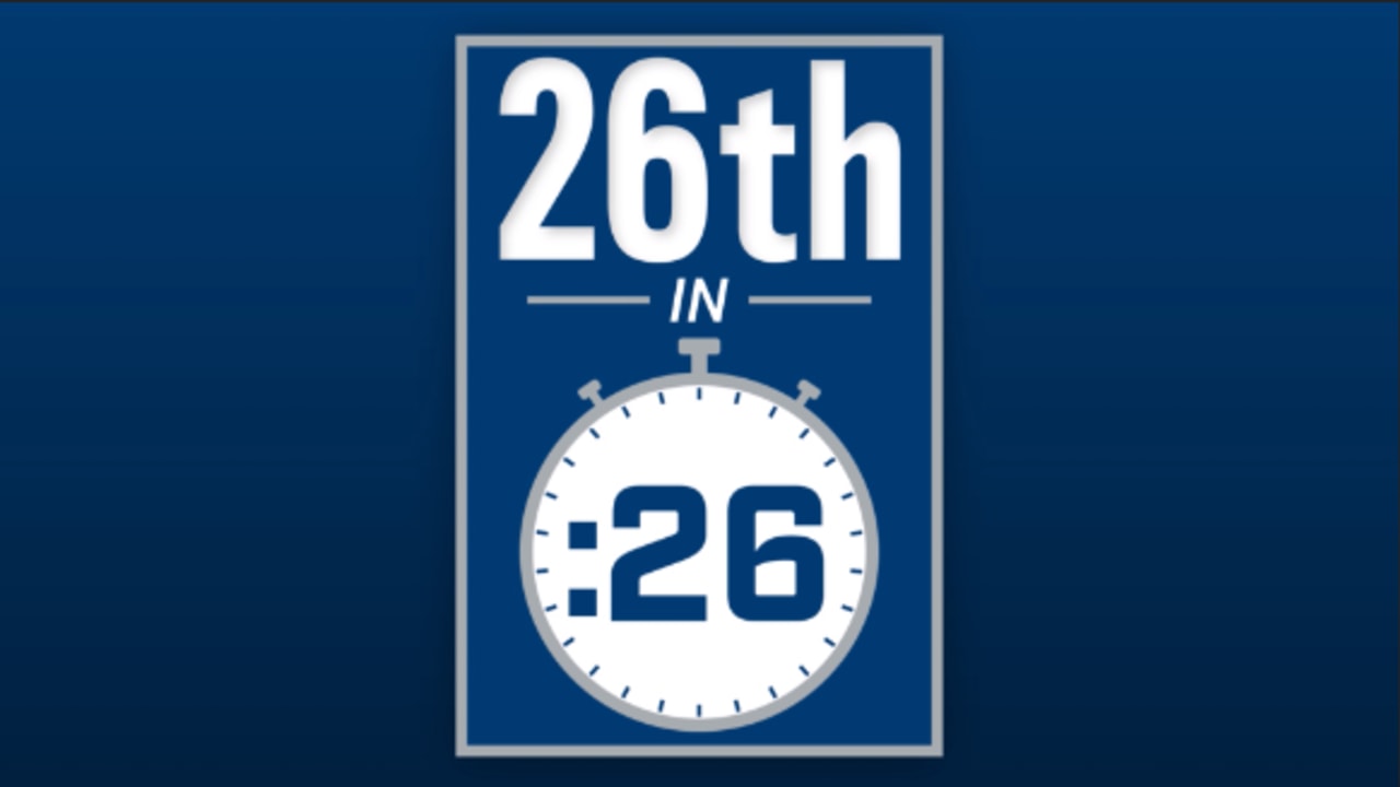 26th Pick in 26 Seconds