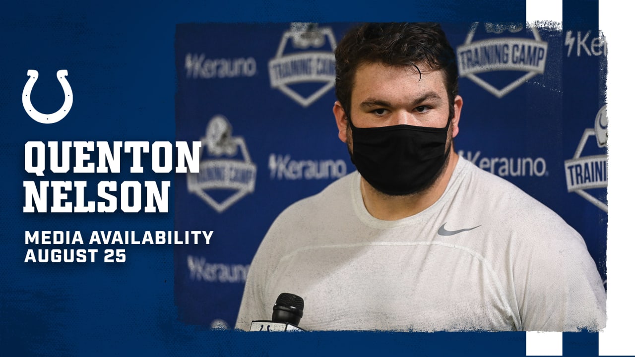 2021 Training Camp: Quenton Nelson, August 25