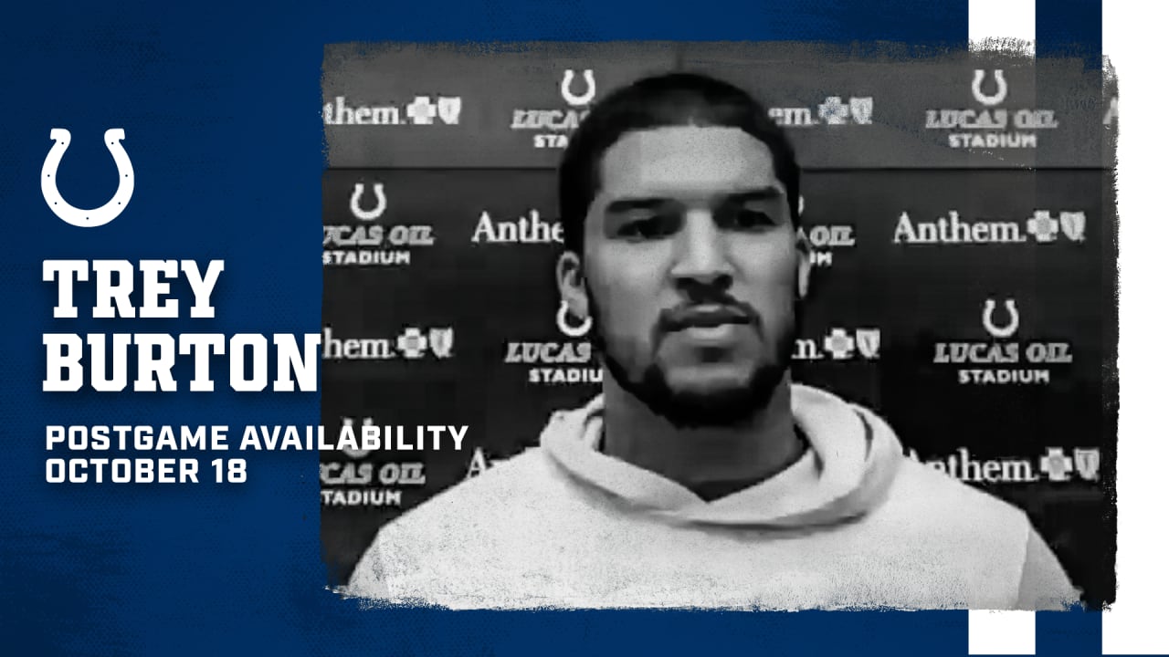 Colts TE Trey Burton on Philip Rivers performance in Week 6