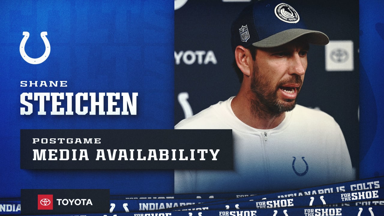 Shane Steichen: Colts at Texans postgame
