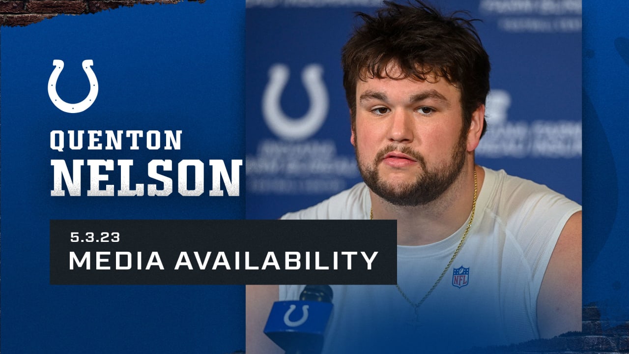 Quenton Nelson: Media availability, May 3