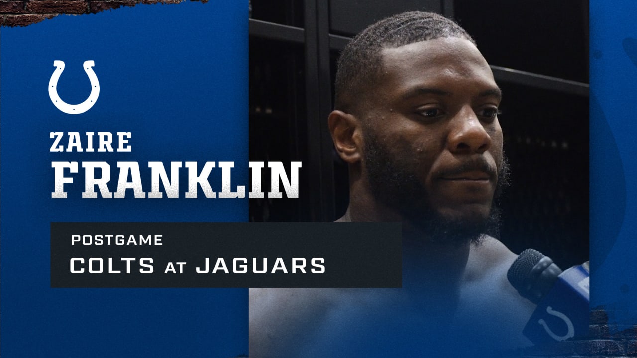 Zaire Franklin: Colts at Jaguars Postgame