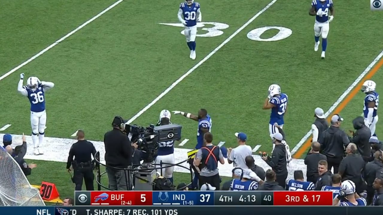 HIGHLIGHT: Wilson tips Anderson throw for Corey Moore INT