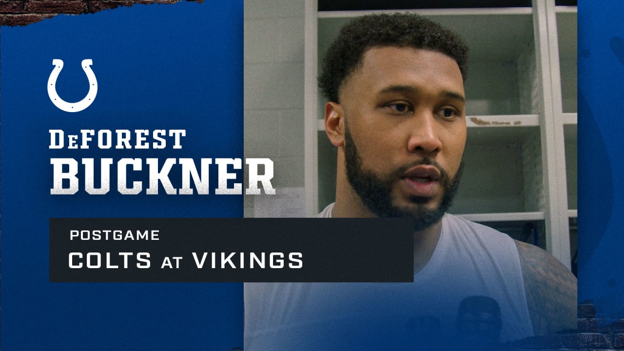 DeForest Buckner: Colts at Vikings Postgame