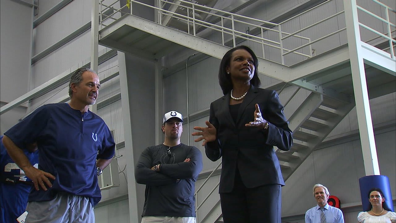 Condoleezza Rice Visits the Colts