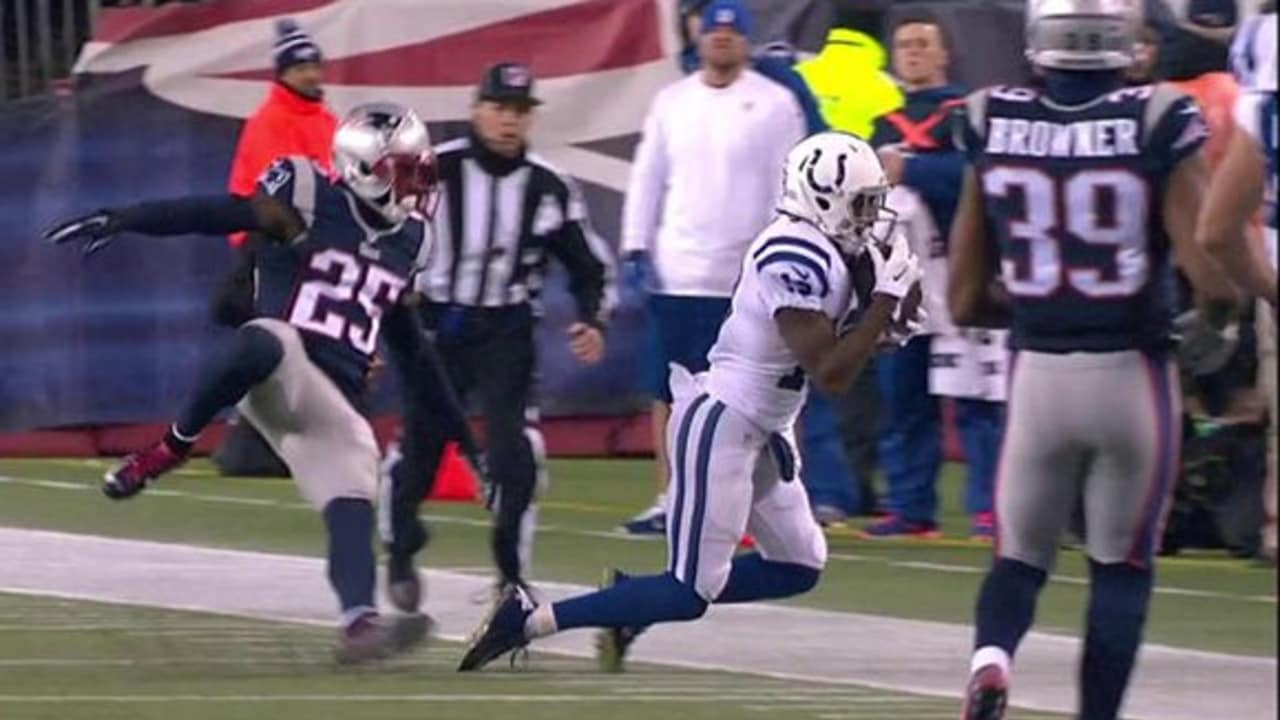 AFC Championship Can't-Miss Play: Hilton's toe-dragging catch