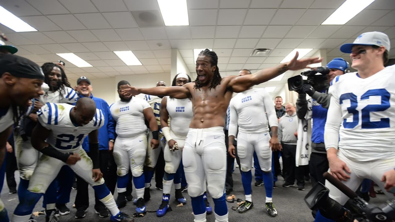 Colts @ Broncos 2014 PLAYOFFS - LOCKER ROOM
