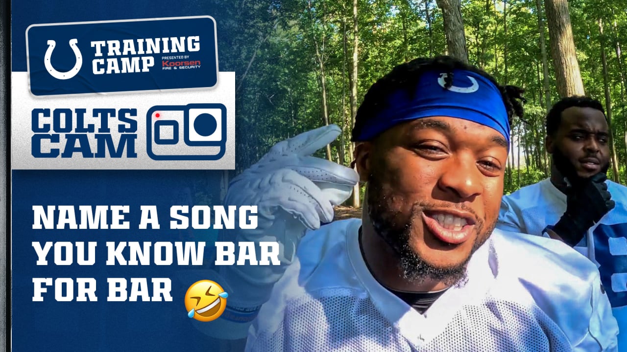 Colts Cam: Name a song you know bar for bar