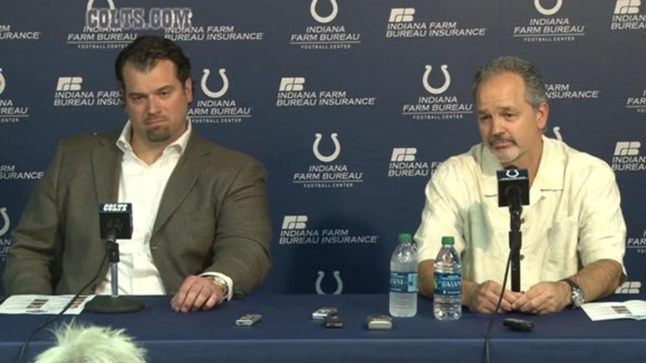 Ryan Grigson and Chuck Pagano Draft Wrap Up