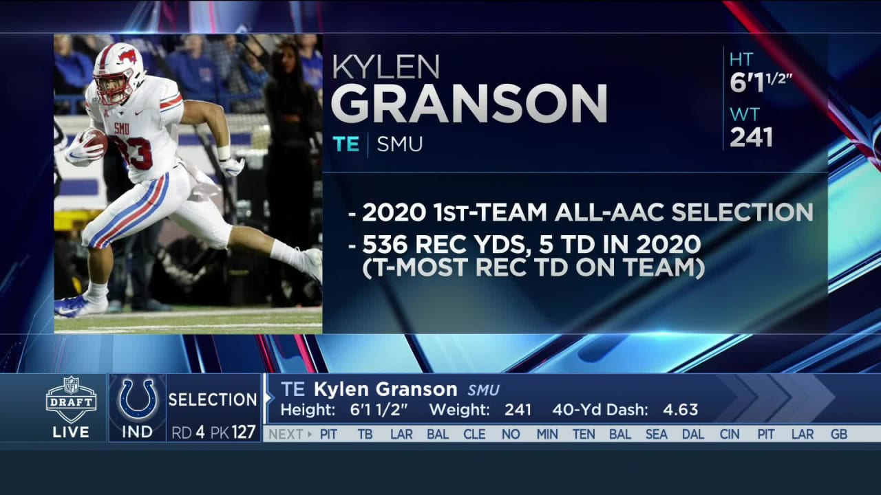 NFLN | Colts Select Kylen Granson With No. 127 Overall Pick