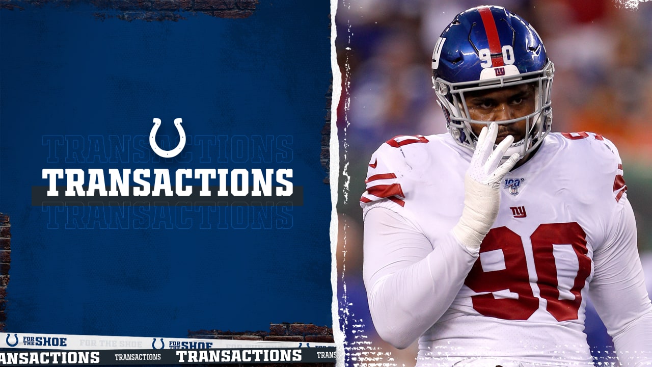 Colts Sign DT R.J. McIntosh, K Jake Verity to Reserve/Future Contracts