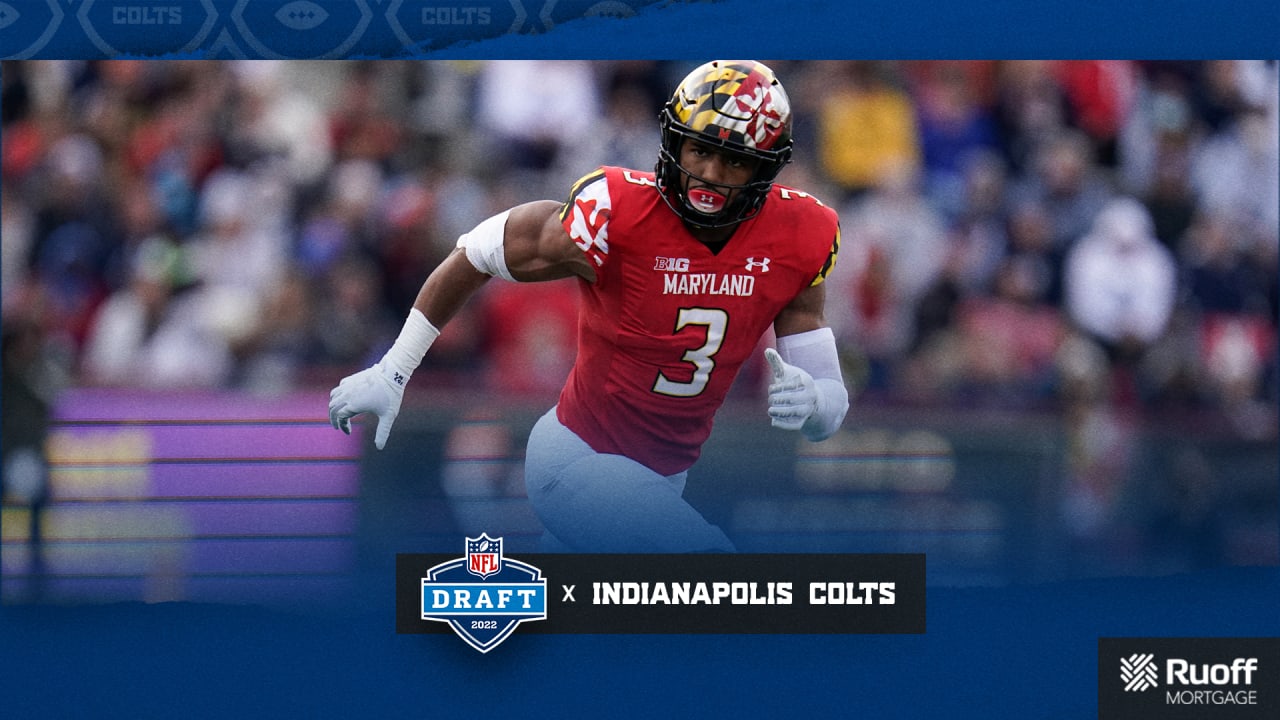 The Colts selected a speedy big-hitting safety in Maryland's Nick Cross
