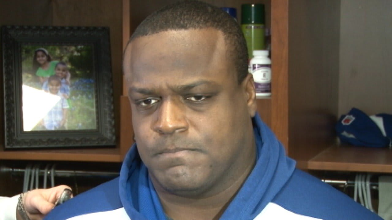 Cory Redding: "We're moving on to Jacksonville."