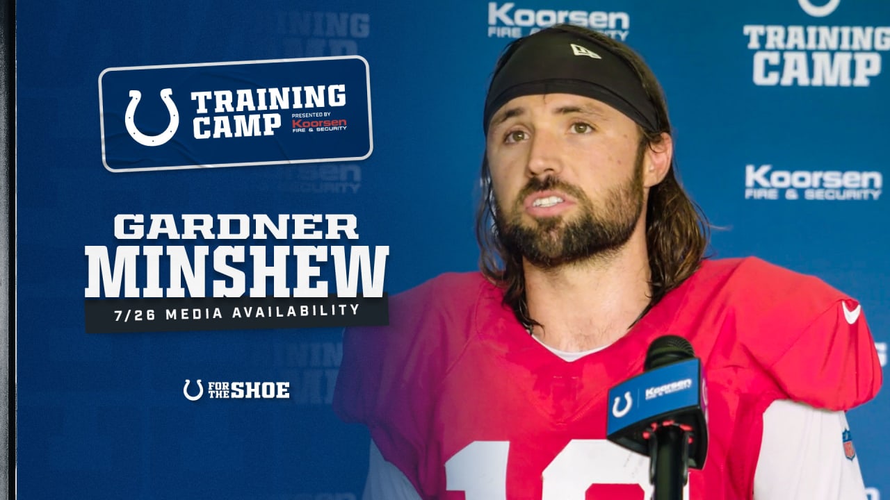 Gardner Minshew: Training camp media availability, July 26
