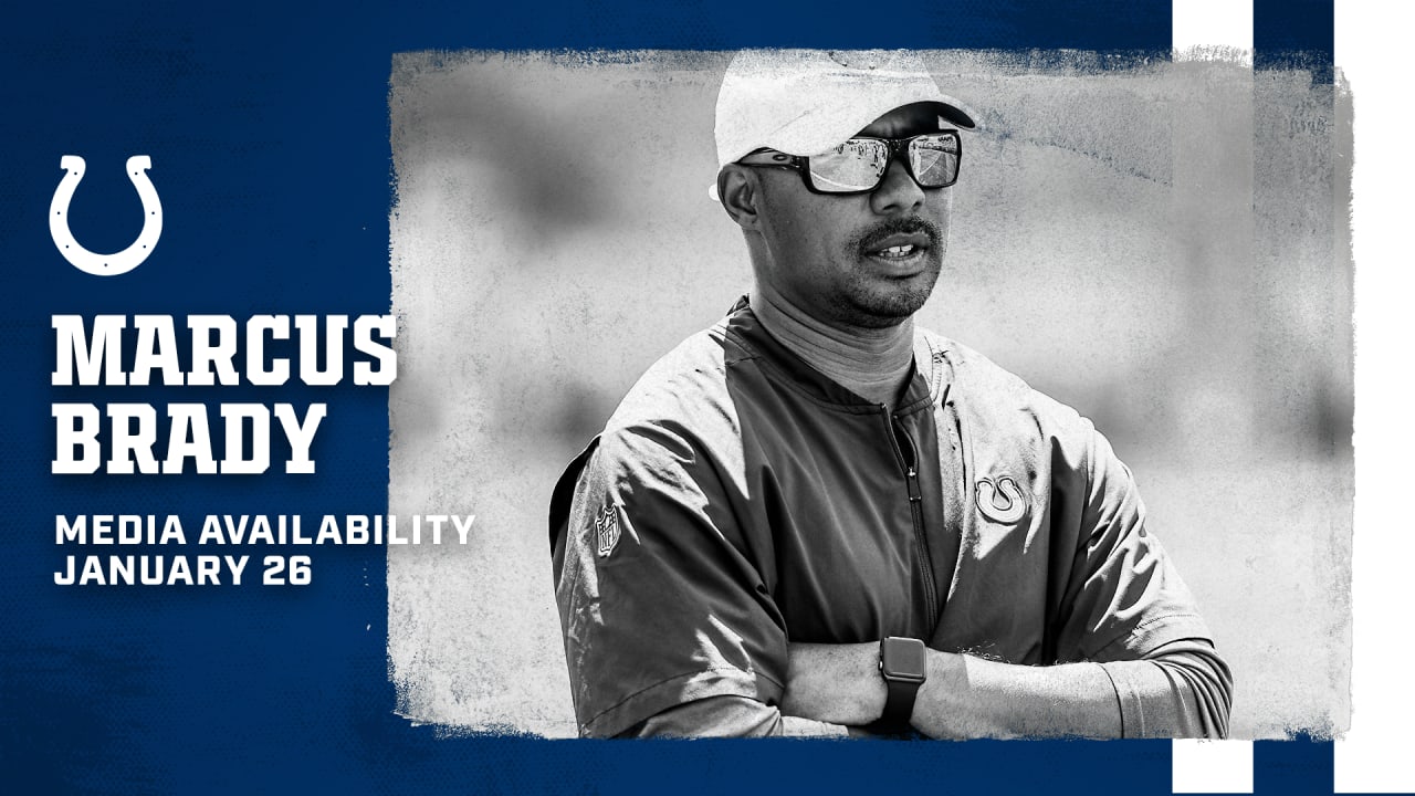 Colts OC Marcus Brady addresses his promotion, team's QB situation