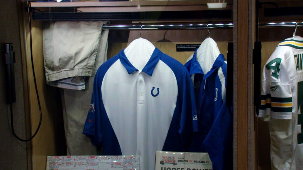 Tony Dungy Hall of Fame Locker Display