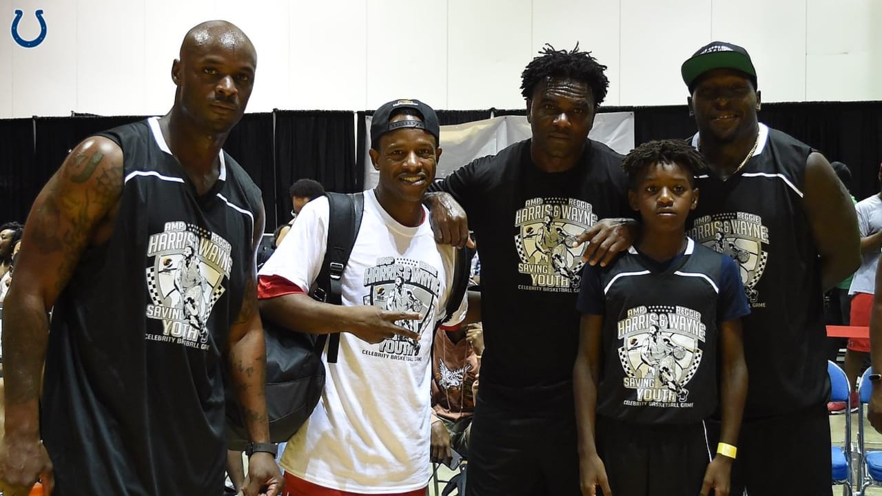 Colts Greats in Celebrity Basketball Game