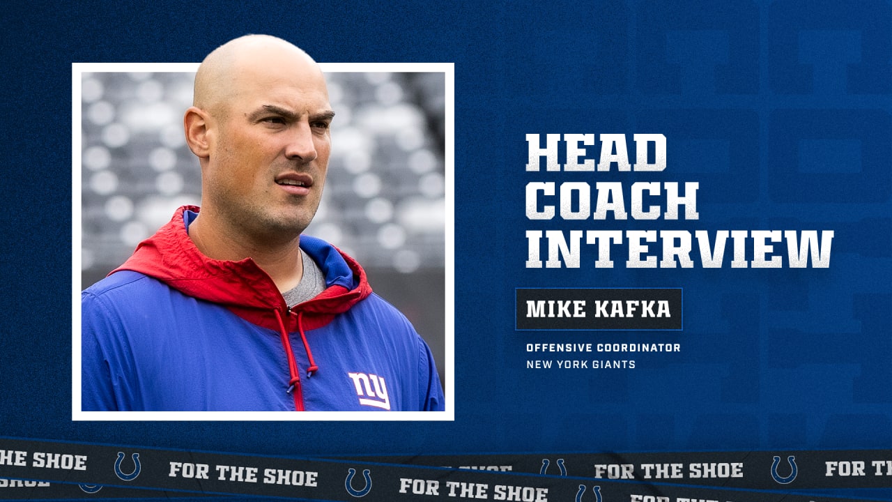 Colts Interview New York Giants Offensive Coordinator Mike Kafka For ...