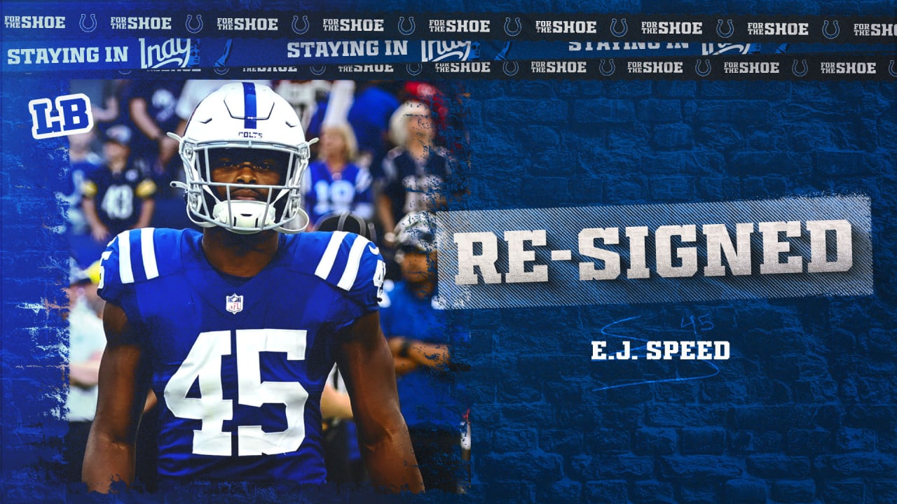 Colts Sign LB EJ Speed To Contract Extension