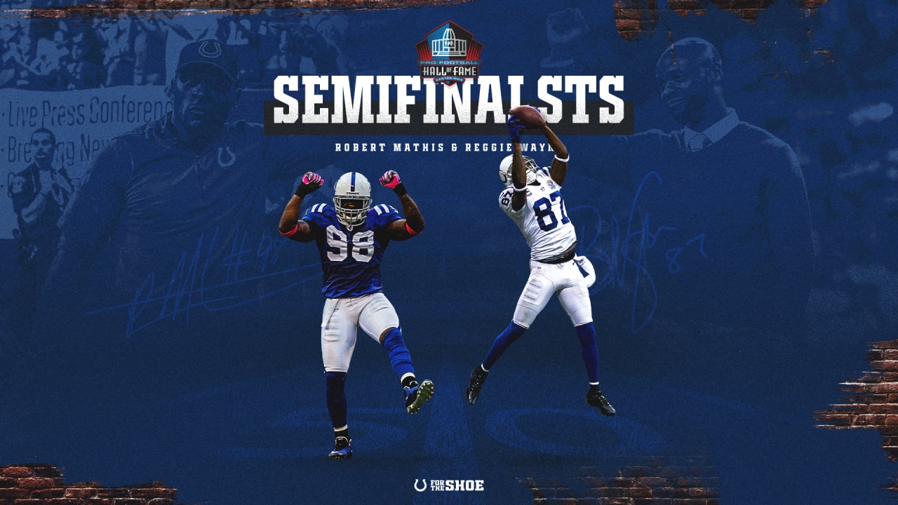 Former Colts WR Reggie Wayne, DE Robert Mathis Named Semifinalists For Pro Football Hall Of Fame ...