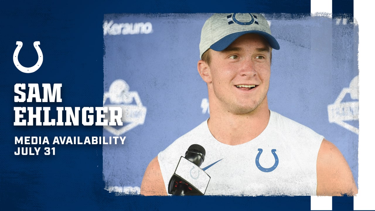 2021 Training Camp: Sam Ehlinger, July 31