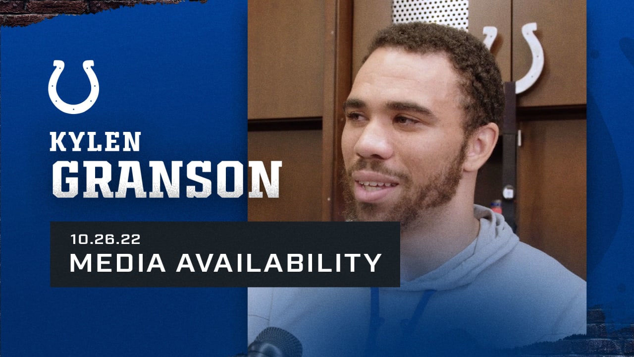 Kylen Granson: Colts vs. Commanders, Week 8