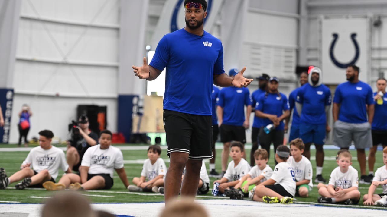 DeForest Buckner 2023 Colts Skills Camp