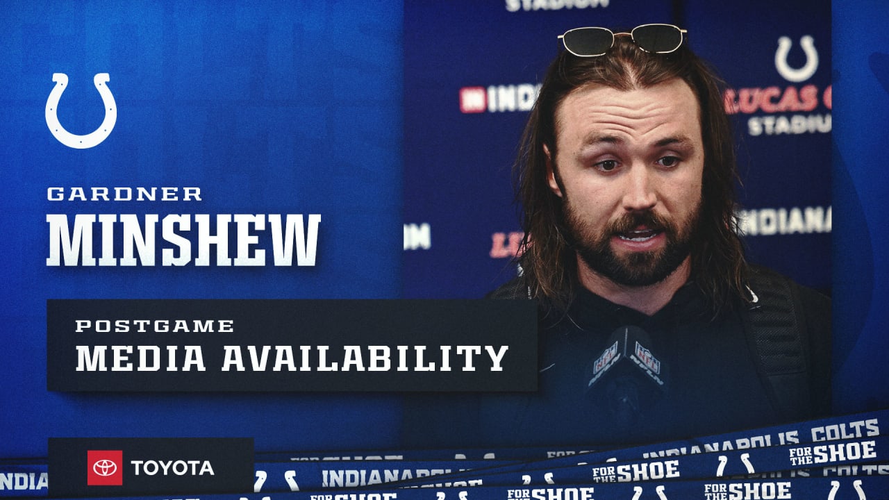 Gardner Minshew: Colts vs. Titans postgame