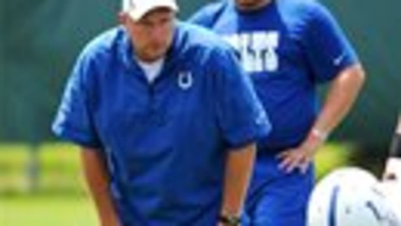 COLTS OFFENSIVE LINE COACH JOE GILBERT TALKS BLOCKING SCHEMES, DEPTH ...