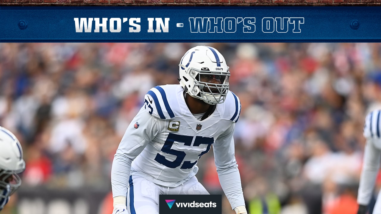 Colts Rule Out RB Deon Jackson, LB Shaquille Leonard and TE Jelani ...