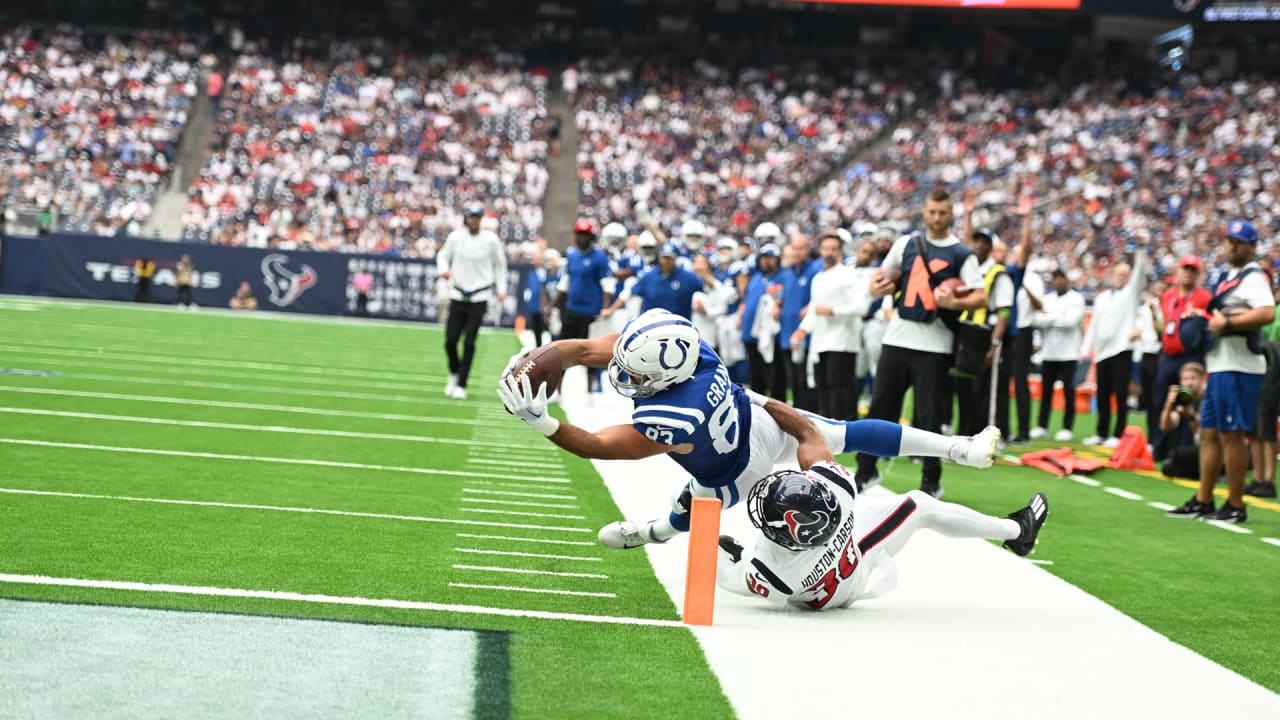 Kylen Granson scores first NFL touchdown against Houston Texans