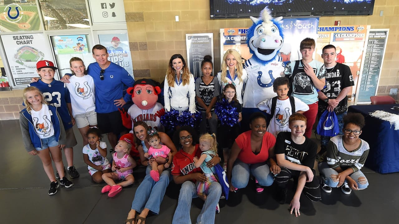 Colts Bring Books For Youth To Victory Field