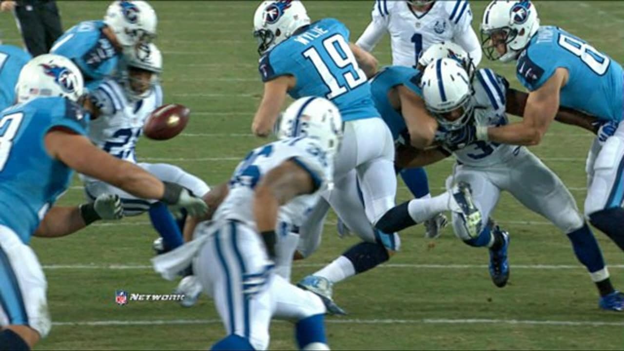 Indianapolis Colts fumble recovery