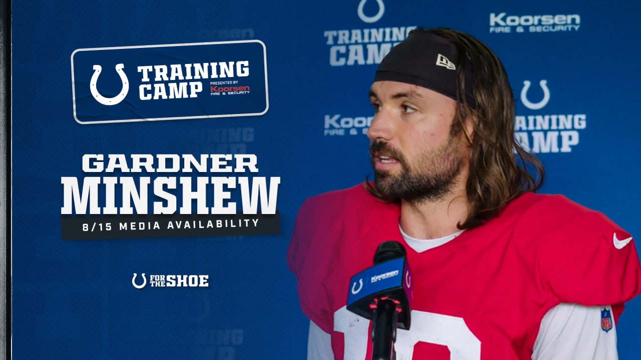 Gardner Minshew: Training camp media availability, August 15