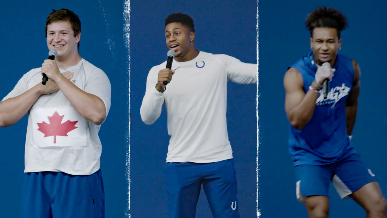 Colts Michael Pittman Jr., Jonathan Taylor and entire rookie class sing ...