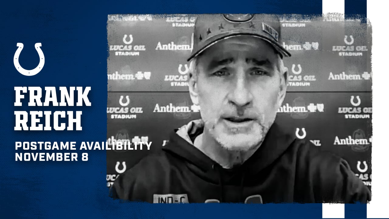 Colts HC FranK Reich on performance against Baltimore Ravens