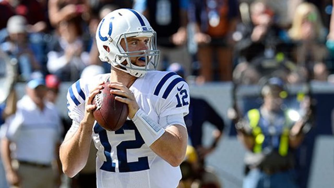 Highlights: Luck hits Erik Swoope for a big gain