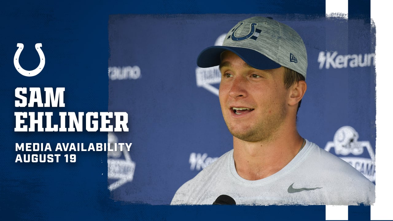 2021 Training Camp: Sam Ehlinger, August 19