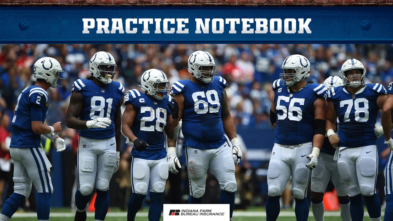 Practice Notebook: Colts 'Know What The Issues Are' As They Look To ...