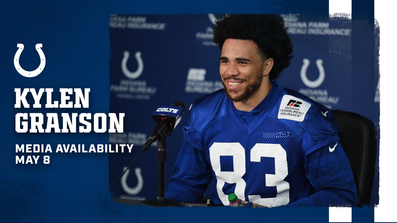 Colts TE Kylen Granson on reuniting with Sam Ehlinger