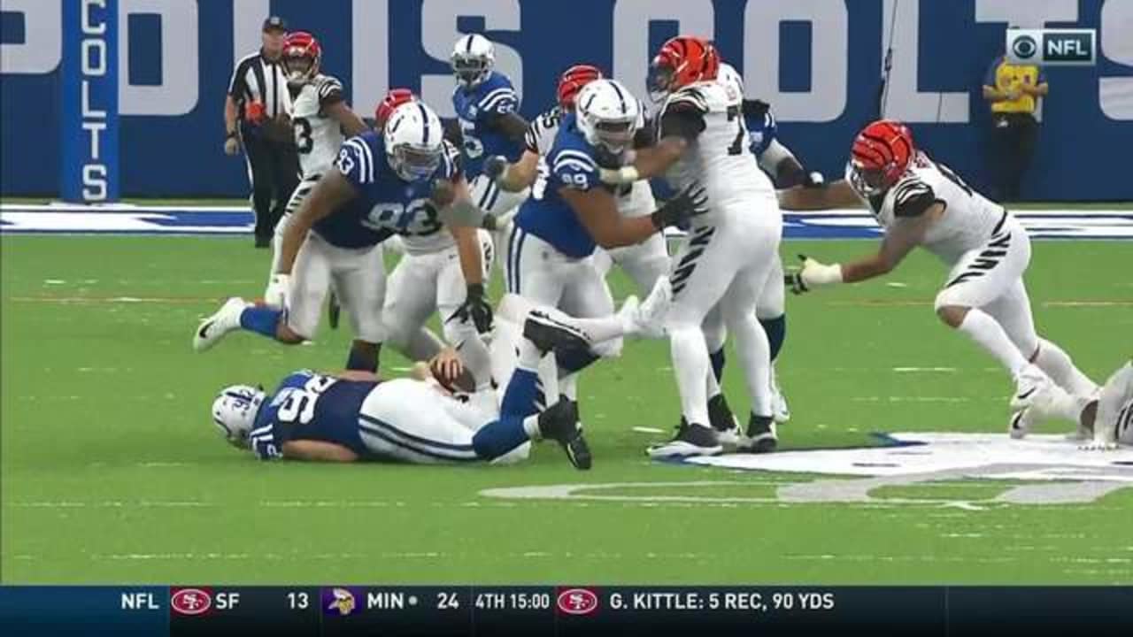 HIGHLIGHT: Margus Hunt comes through with speed for second sack on Dalton