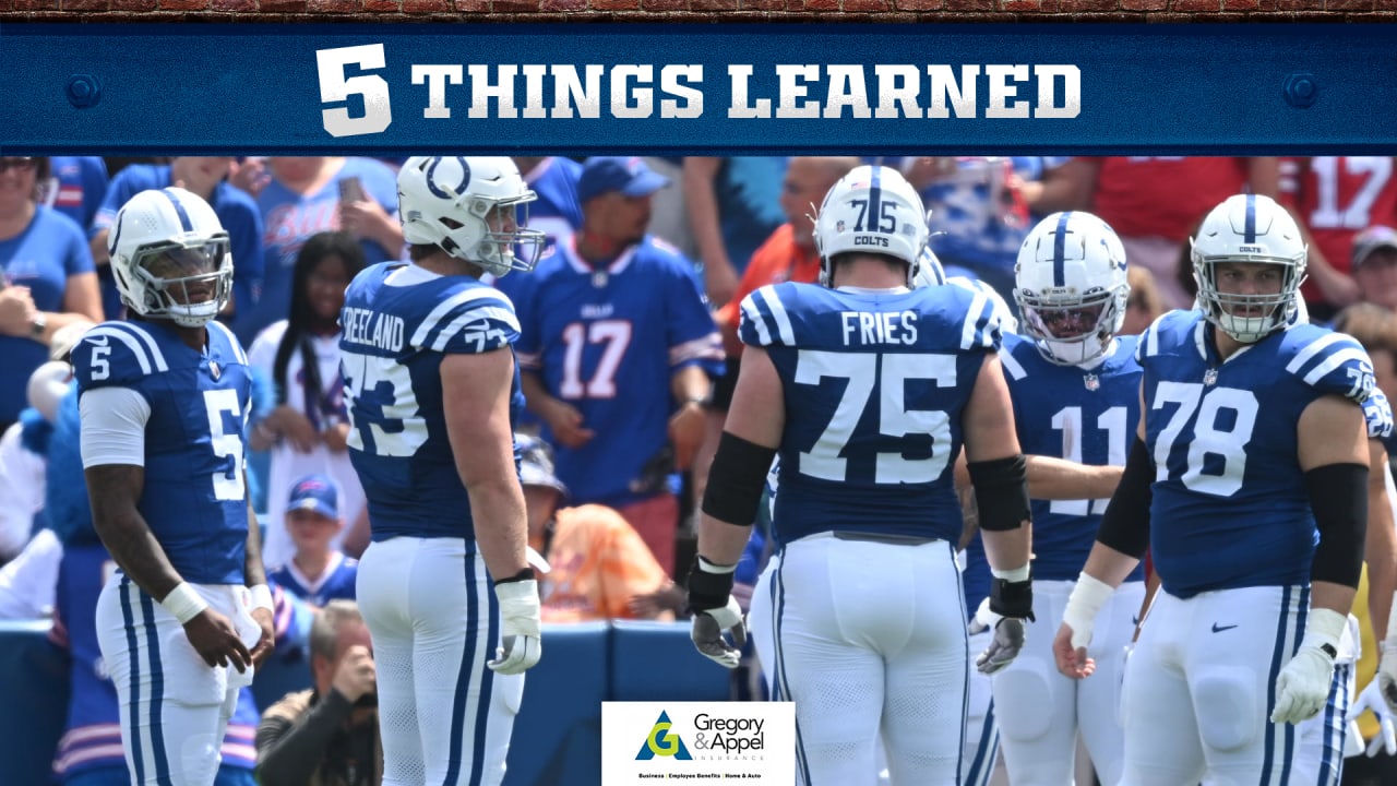 5 Colts Things Learned, Preseason Week 1: Inside Anthony Richardson's ...