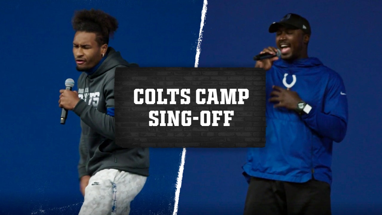 Colts rookie DB Julian Blackmon and offensive quality control coach ...